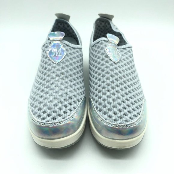 Unbranded | Shoes | Womens Mesh Platform Sneakers Slip On Iridescent ...
